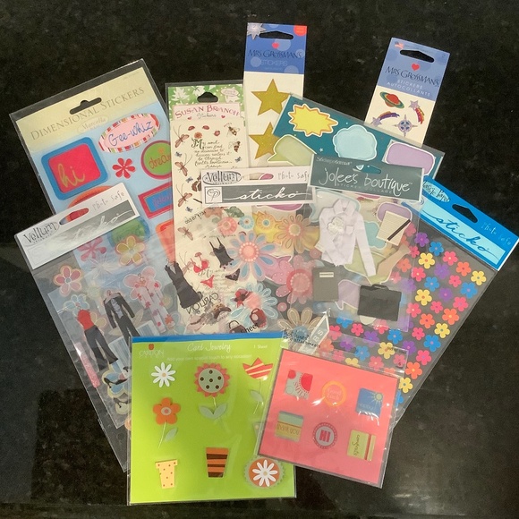 Party Supplies | Variety Packs Of Stationery Journal Scrapbook Stickers ...